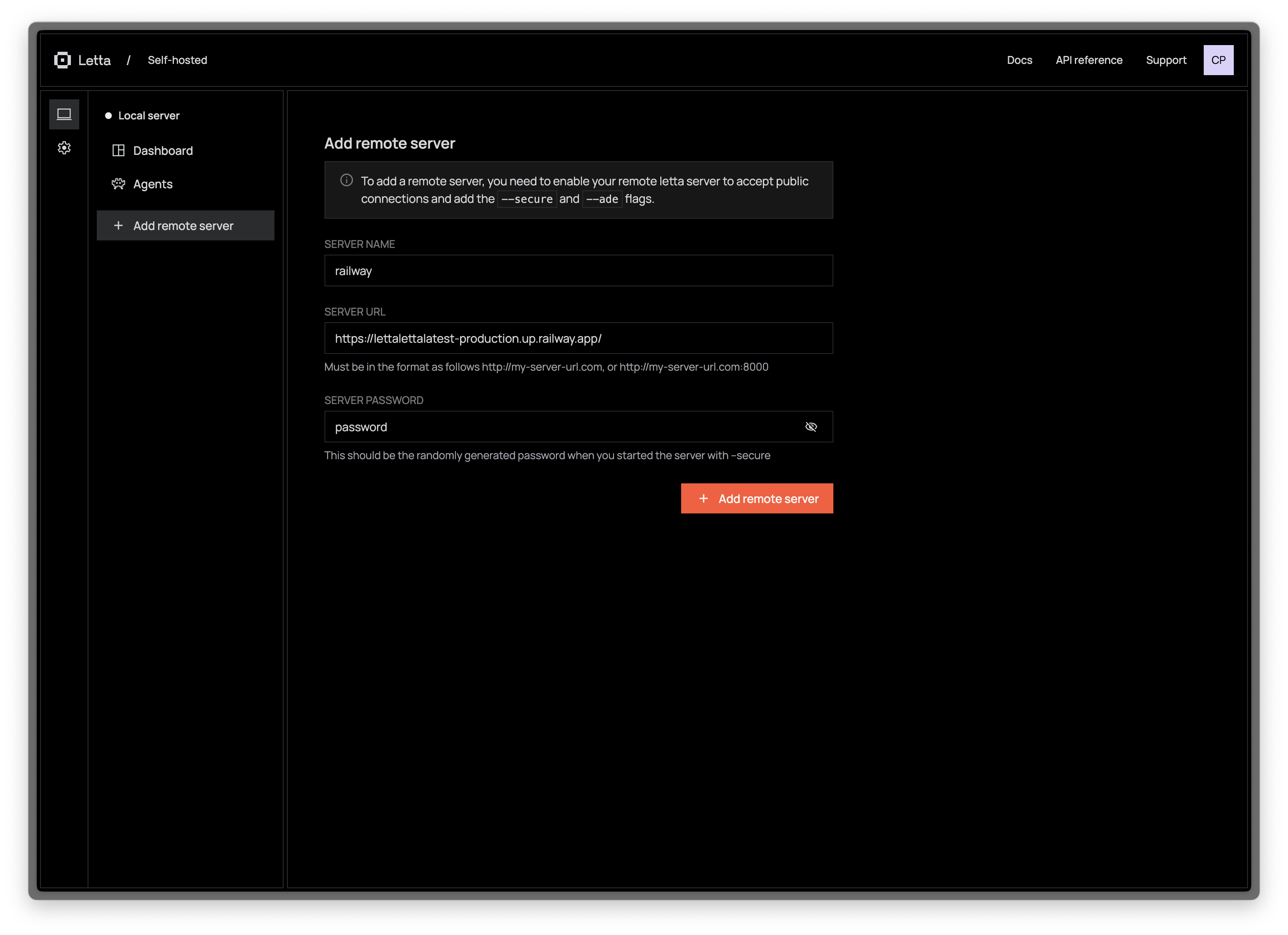 Deploy Letta Server on Railway | Letta